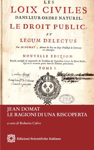 JEAN DOMAT. LE RAGIONI DI UNA RISCOPERTA. CALVO, R.. 9788849548525 ...